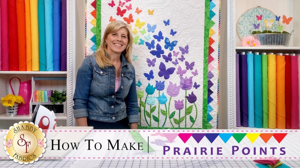 How To Make Prairie Points – Quilting Cubby