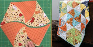 Twisted Triangles Template - Save Your Fabric, Try This First ...