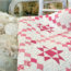 Teaberry Star Quilt That Makes A Great Weekend Of Quilting - Quilting Cubby