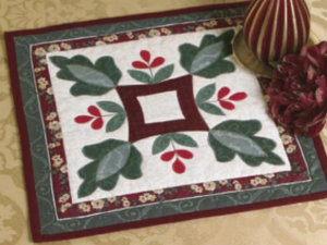 Three Christmas Candle Mats You Can't Resist Making - Quilting Cubby