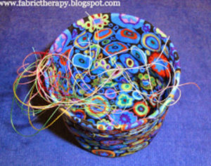 Collapsible Thread Catcher Take It With You Everywhere - Quilting Cubby