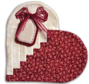 Heart Mug Rug A New Creative Take - Quilting Cubby
