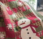 Make The Raggliest Snowman Rag Quilt Ever – Quilting Cubby