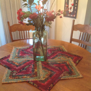 New And Exciting Strata Star Table Topper To Make - Quilting Cubby