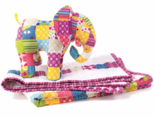 Exciting New Patchwork Elephant and Matching Baby Quilt – Quilting Cubby
