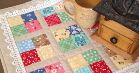 Coffee Time Quilt For Your Next Table Mat - Quilting Cubby