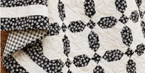 Cream And Black Quilt For Your Next Adventure – Quilting Cubby