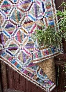 Scrappy Strings Quilt For When You Can't Bear To Throws Scraps Out ...