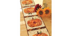 Batik Pumpkins Table Runner In Pieced Patchwork and A Little Applique ...