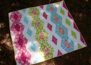 Diamond Chain Quilt For A New Adventure - Quilting Cubby