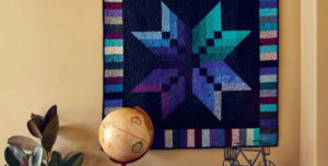 A Jelly Roll Star Quilt Using Just One Binding Tool - Quilting Cubby