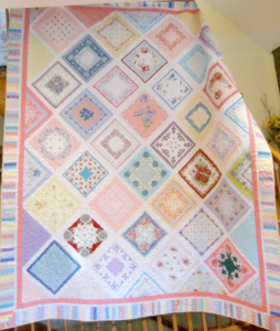 How To Make A Vintage Hankie Quilt - Quilting Cubby