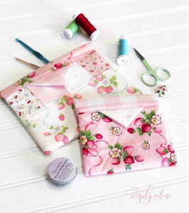A Pretty Snap Bag To Make And Use – Quilting Cubby