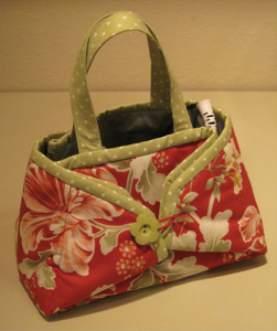 Sew Your Own Heat Proof Iron Caddy - Quilting Cubby