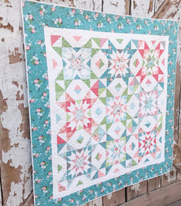 Prints And Patterns In A Sparkling Star Quilt – Quilting Cubby