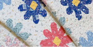 Jelly Roll Scrappy Fresh Daisies Quilt - Quilting Cubby