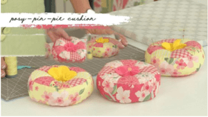 Posy Pie Pincushion - Quilting Cubby