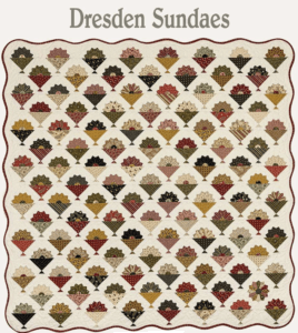 Desden Sundaes with Pieced Baskets - Quilting Cubby